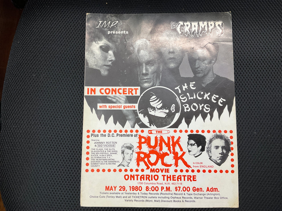 Vintage Punk Rock Flyer - Poster – Cottonwood