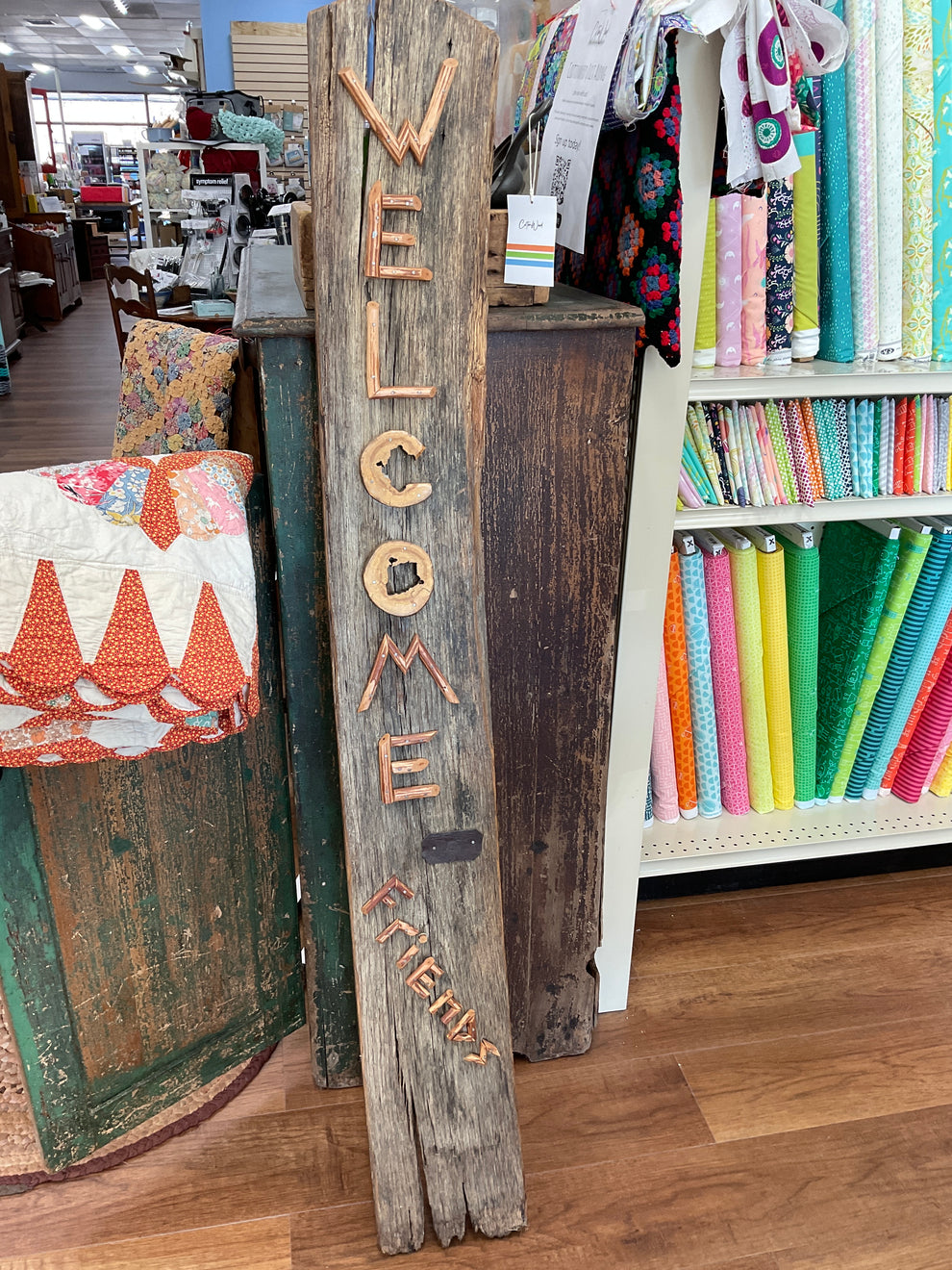 Appalachian Handmade Welcome Sign – Cottonwood